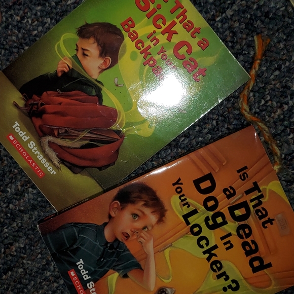 Scholastic | Other | 2 Books Sick Cat Dead Dog In Your Locker | Poshmark